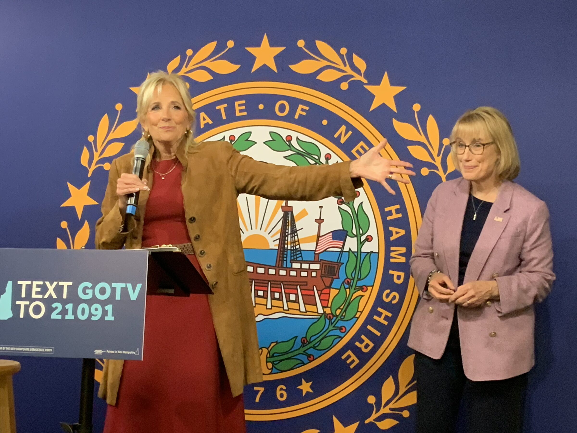 First Lady Jill Biden and Senator Maggie Hassan Before the Morning ...